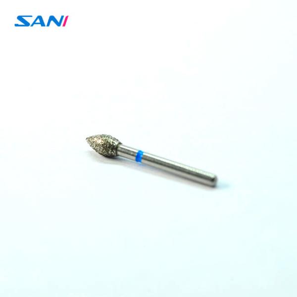 Quality 5pcs/Box Dental Polishing Burs , 8mm Dental Lab Diamond Burs for sale