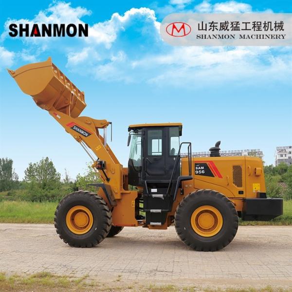 Quality 956 5 Ton Wheel Loader Yellow Red Orange Blue With Boom Structure for sale
