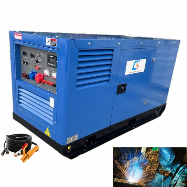 Quality Mobile trailer 800A 400A 430A 500Amp diesel engine welding machine 2 x 2 person for sale