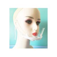 Quality Lightweight Plastic Anti Fog Small Face Mouth Shield Food Service For Cafes for sale