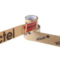Quality Self Adhesive Gummed Brown Paper Tape Logo Printed Kraft Tape for sale