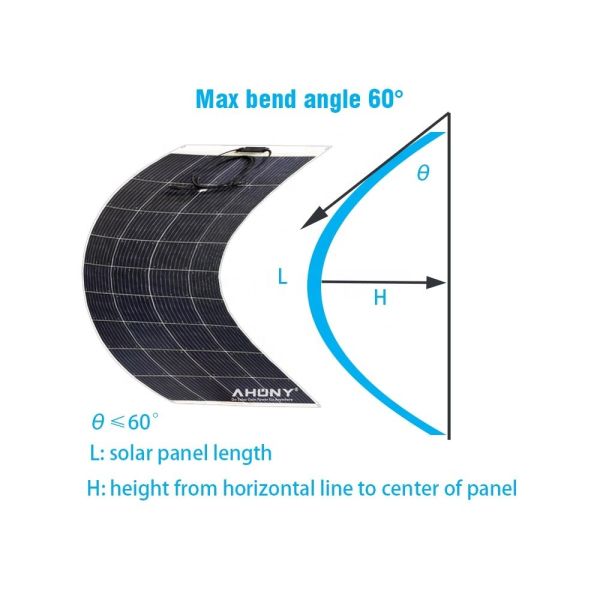 Quality 150w Semi Flexible Solar Panel for sale