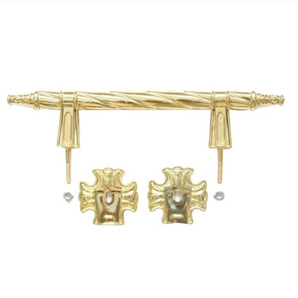 Quality Golden Color Adult Metal Casket Handle Plastic Outside Europe Style H9013 for sale