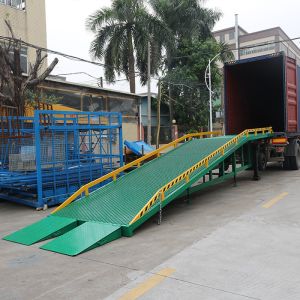 Quality 10000kg Mobile Dock Ramp Loading Portable Unloading Dock Non Slip for sale