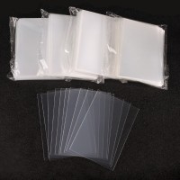 Quality Bulk Sale Crystal Clear Card Sleeve Transparent Waterproof Photo Sheet Soft Card for sale