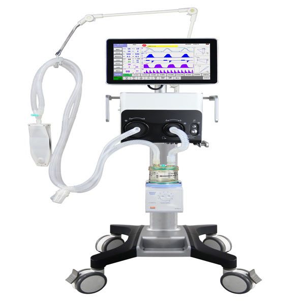 ICU Breathing Ventilator Machine VC/PC PRVC Respirator Hospital Oxygen ...