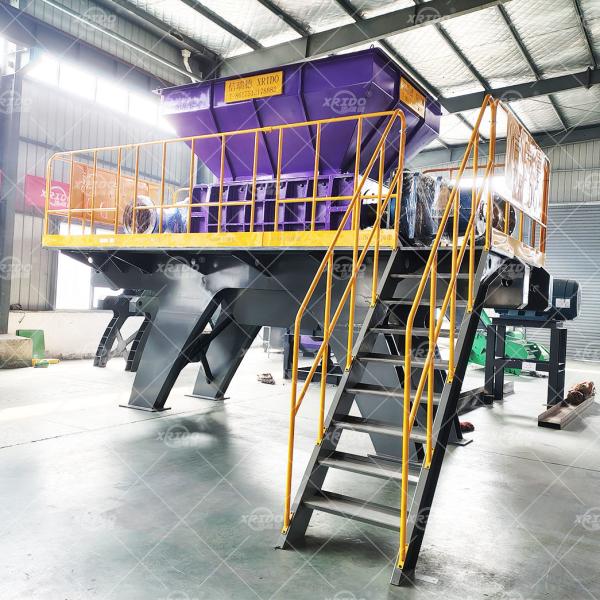 Quality Automatic Waste Shredder Machine Industrial Solid Waste Shredder Solid Waste for sale
