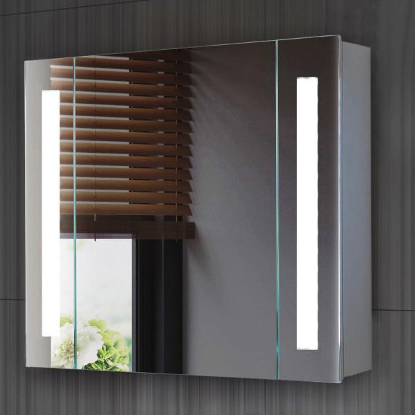 Quality 4000K LED Medicine Cabinet Anti Fog Lighted Medicine Cabinet Square for sale