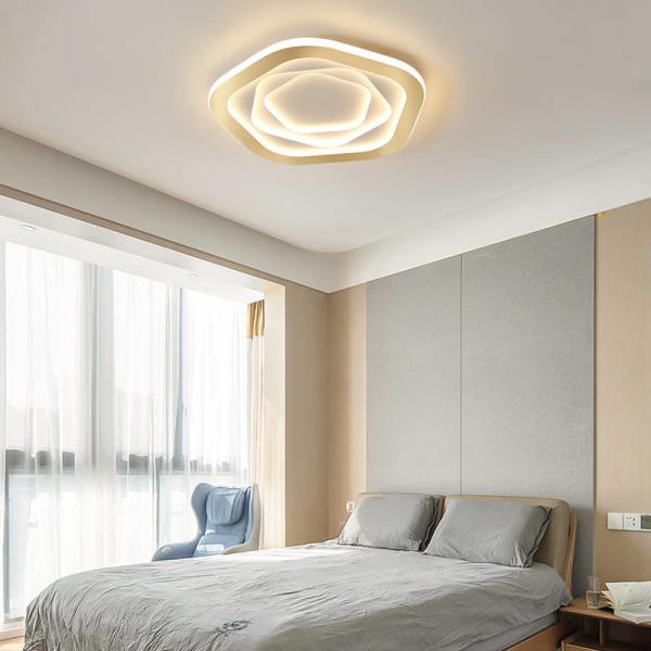 Quality 65W 120W Acrylic Led Ceiling Lights Drum Shade Bamboo Lamp for sale