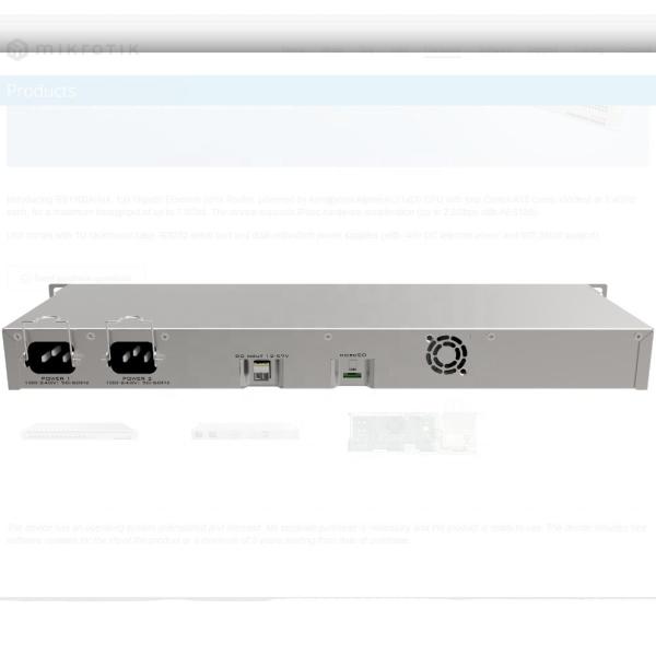 Quality Mikrotik RB1100AHx4 Router with 13xGigabit Ethernet Ports and ARM 32bit AL21400 CPU for sale