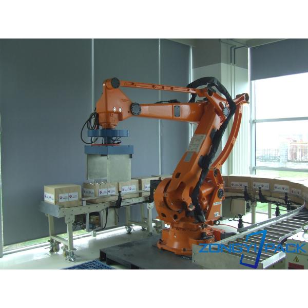 Quality Lay Cartons Plastic Robot Palletizer Machine Fully Automatic Metal for sale