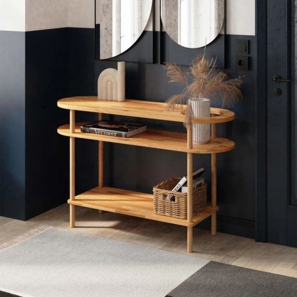 Quality Specific CONSOLE TABLE Solid Wood Nature Table for Customization Home Entrance for sale