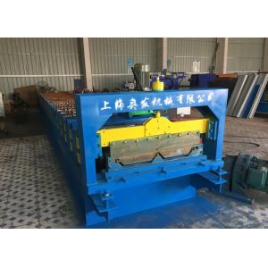 Quality Self Lock Roof Panel Roll Forming Machine , Corrugated Roofing Sheets Making for sale