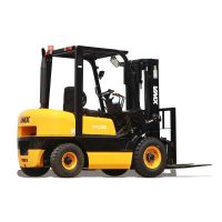 Quality High Rack Warehouse Diesel Powered Forklift Automatic Lift Truck 4T Capacity for sale