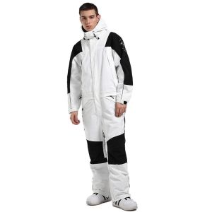 Quality Custom Unisex Ski Suit One-Piece Jumpsuit Windstopper for Snowboarding and for sale