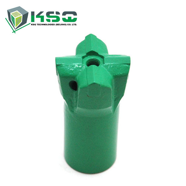 Quality Industrial T38 3 inch Rock Cross Bits H25 Thread With 3 Hole for sale