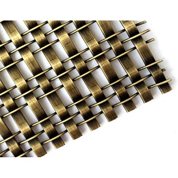 Quality Antique Plated finished Flat Architectural Wire Mesh For Cabinet Decoration for sale