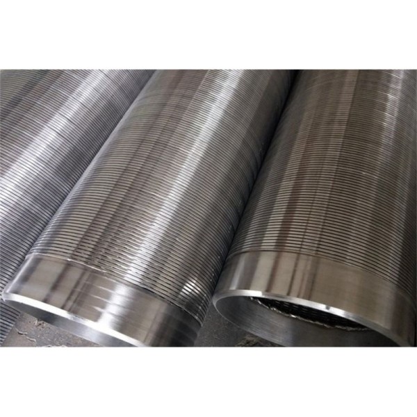 Quality Non Clogged Wedge Wire Screen Mesh Anti Rust Johnson Screen Tube SUS 304 316 for sale