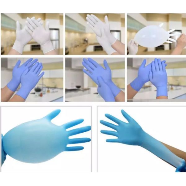 Quality Breathable Exam Bulk Nitrile Disposable Gloves Medium for sale