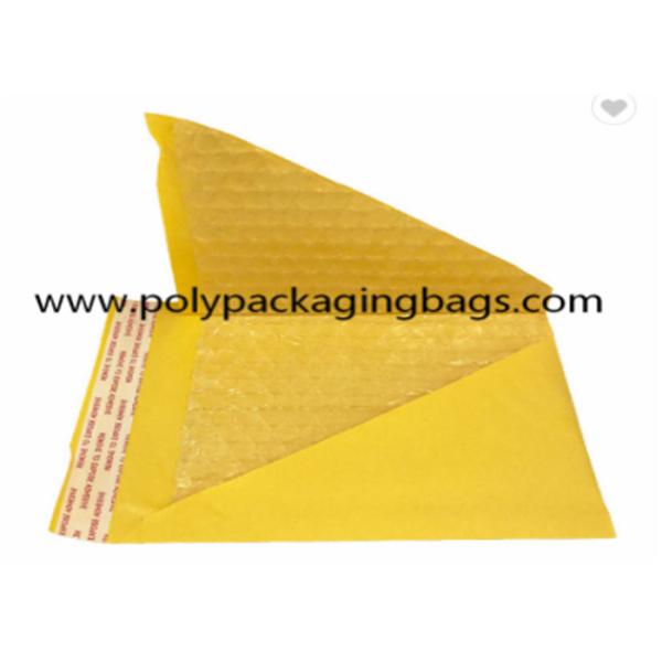 Quality Hot Melt Adhesive Seal Padded Kraft Bubble Envelopes for sale