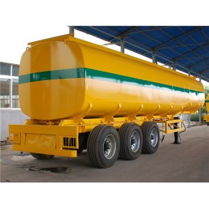 Quality Oil Tanker Truck Trailer 3 Axle 45000 L 50M3 50cbm Carbon Steel Fuel Tanker Semi for sale