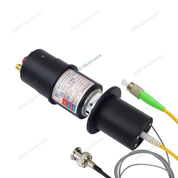 Quality Integrate Signal and FORJs Slip Ring with High Speed Fiber Optic Rotary Joint for sale