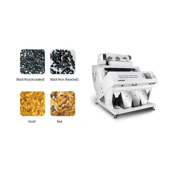 Quality High Precision Color Sorting Machine For Wheat Automatic Dimming Technology for sale