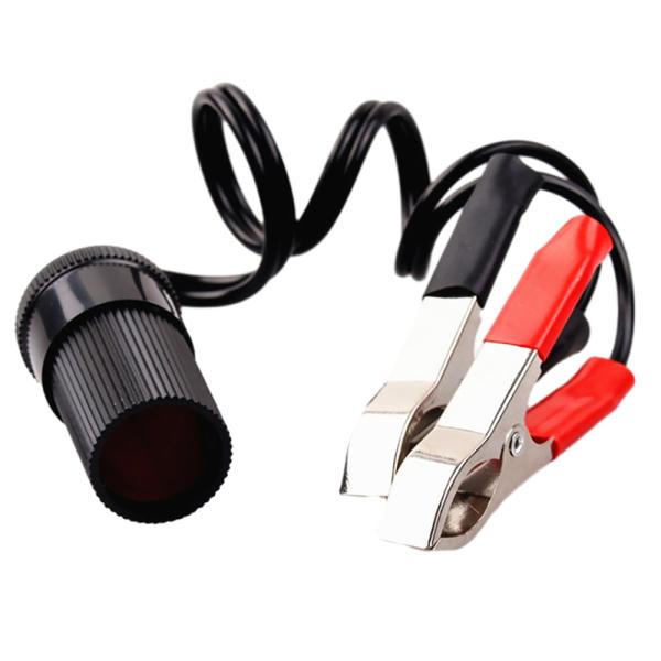 Quality Clamp On Car Cigarette Lighter Extension Cable 12V 24V For Car Battery for sale