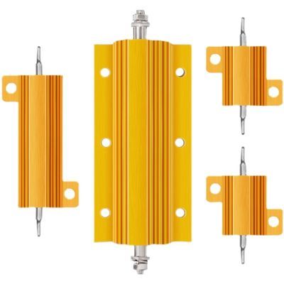 Quality Wirewound Resistor 5W 100ohm With Gold Aluminum Shell for sale