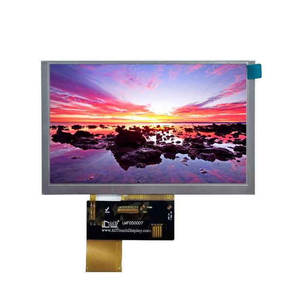 Quality 40 PIN 5 Inch TFT LCD Display 800X800 Resolution With RGB Interface FPC Connector for sale