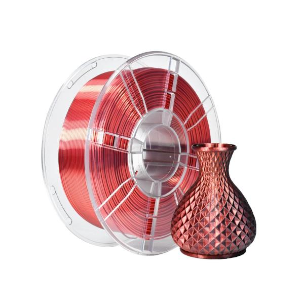 Quality PLA Plus 3D Printer Filament Toughness Enhanced Silk Black Red Filament Technology FDM for sale