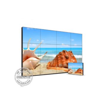 Quality 65" Narrow Bezel Splicing Screen Seamless 4K LCD Video Wall for sale
