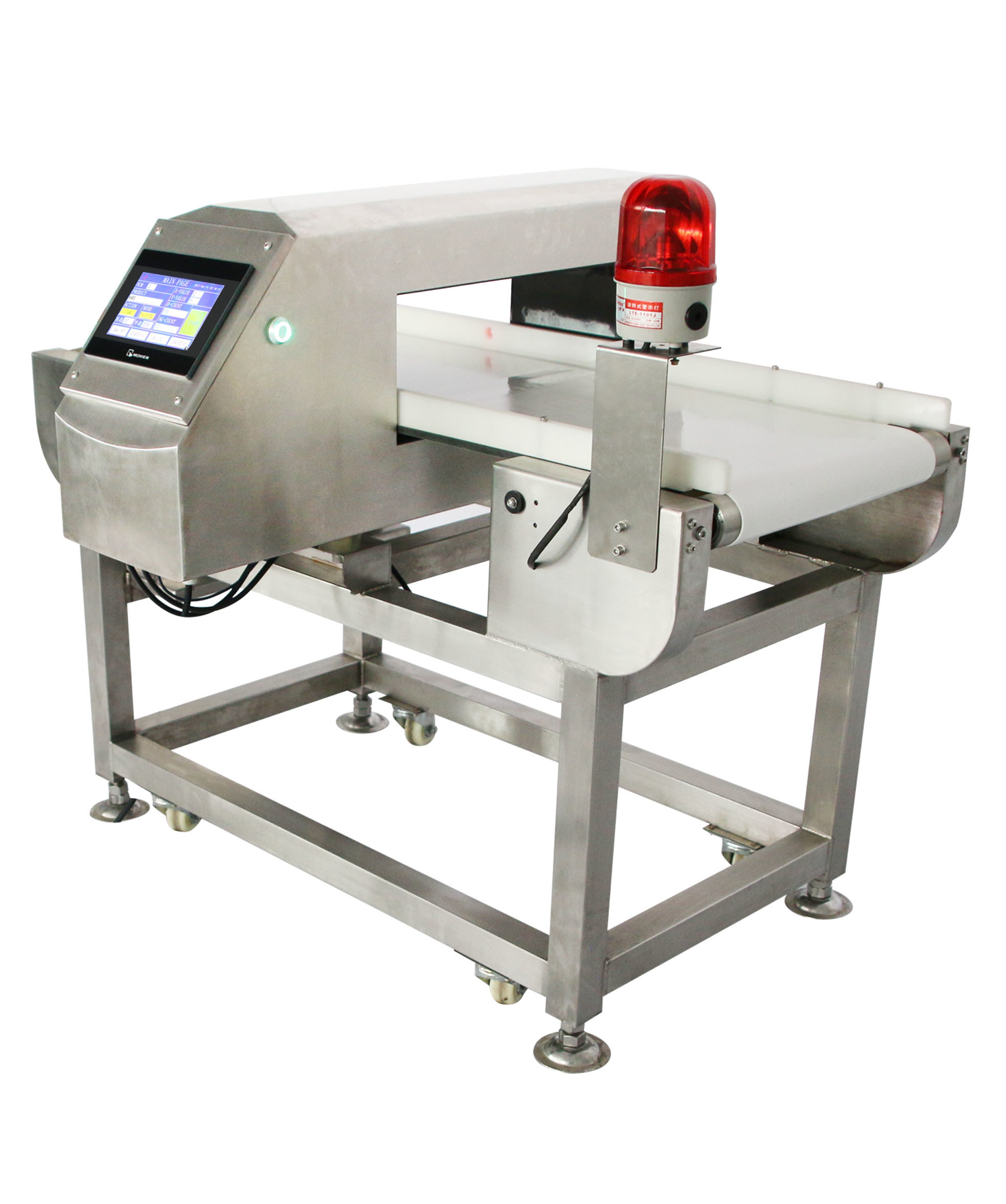Modular Chain Conveyor Industrial Metal Detectors / Food Testing ...