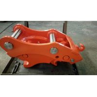Quality Wear Resistant Quick Hitches For Excavators DOOSAN VOLVO orange color for sale