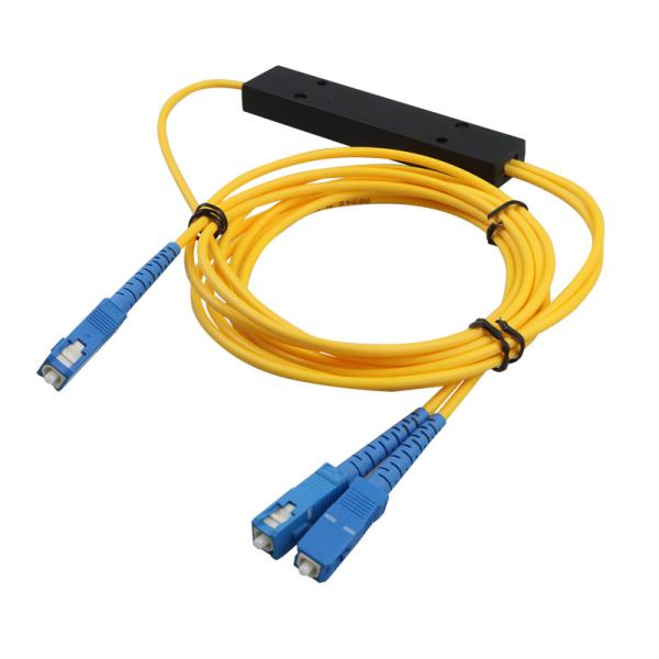 Quality 1x2 or 2x2 Fused Biconical Taper (FBT) Single-mode Standard Optical Splitters for sale