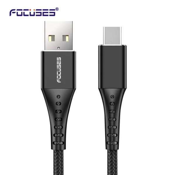 Quality Fishing Net Braided 3Ft USB 2.0 Type C Cable for date transfer for sale