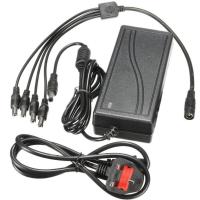 Quality Desktop Connection 12V 5A Multiple Output Power Adapter with 4 Port Pigtail CE for sale