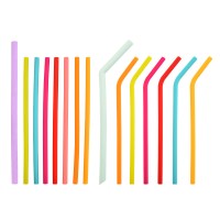 Quality Bulk Food Grade Silicone Straws | Reusable BPA-Free Drinking Straws Wholesale for sale
