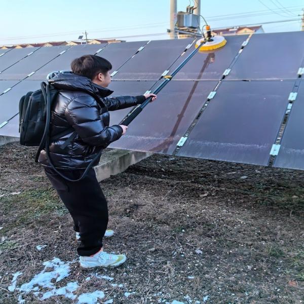 Quality Electric Single Head Spin Brush The Ultimate Solution for Photovoltaic Panel for sale