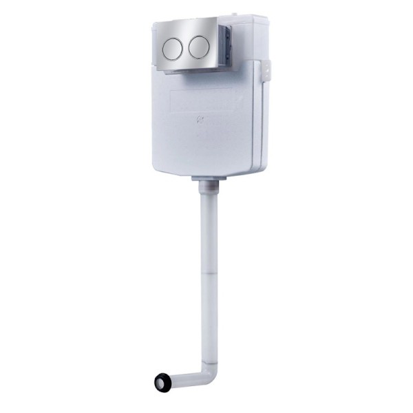 Quality HDPE Dual Flush Concealed Wc Cistern Efficient Convenient Built In Flush Tank for sale