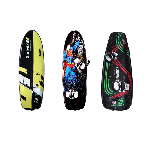 Quality Customized BluePenguin Electric Hydrofoil Surfboard with OEM Pattern 1800*600 for sale