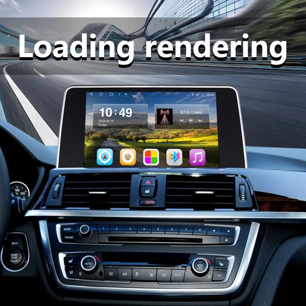 Quality 9 Inch BMW Android Head Unit GPS Navigation Comparison of Before and After for sale