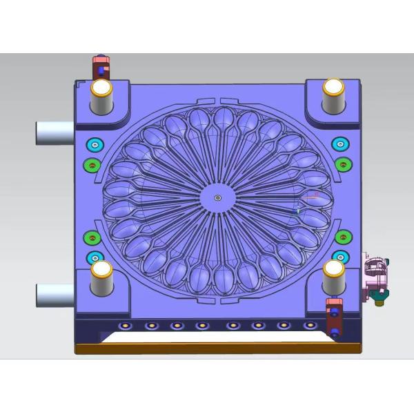 Quality Automatic Drop 64cavity Plastic Injection Mould PP PS spoon/knife/fork mould for sale