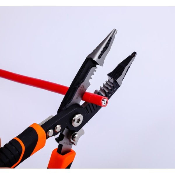 Quality left hand Multifunction Insulated Side Cutters 200mm Wire Stripping Pliers for sale