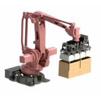 Quality Single Electric Cabinet Robotic Case Packer , Low Noise Robotic Packaging for sale