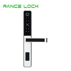 Quality Remote Unlocking Fingerprint Smart Door Lock Silver / Black Fingerprint for sale