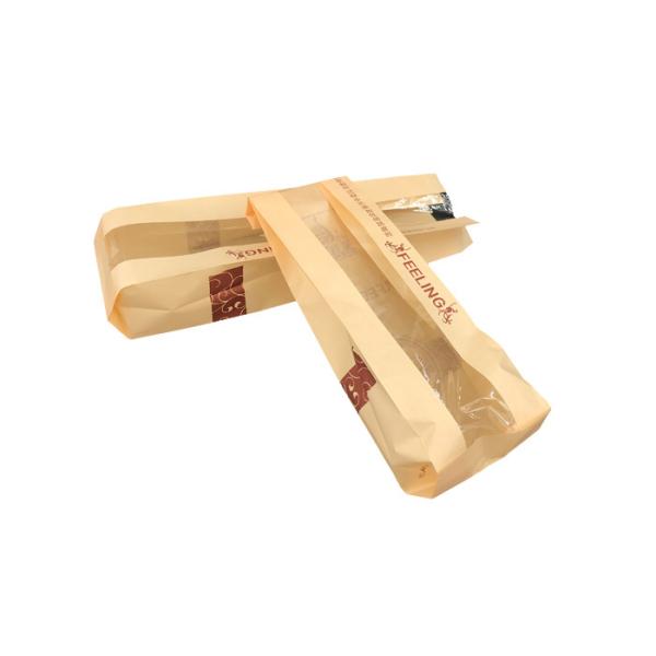 Quality Recyclable Kraft French Bread Baguette Bags Environmental Protection for sale