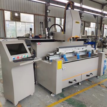 Quality Window Manufacturing Machines CNC Double Spindle Aluminum Drilling And Milling for sale