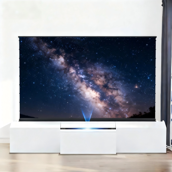 Quality Sleek Motorized Laser TV Cabinet Designed for Modern UST Projector Setups for sale