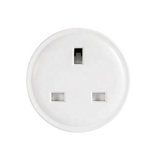 Quality 10A AC100V Smart Plug Socket UK Tuya Power Plug Alexa And Google Assistant for sale